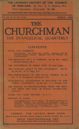 Churchman Vol 046 (1932) - Church Society