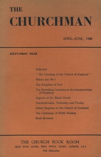 Churchman Vol 054 (1940) - Church Society