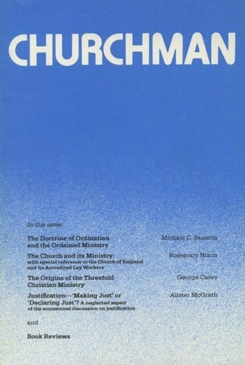 Churchman Vol 096 (1982) - Church Society