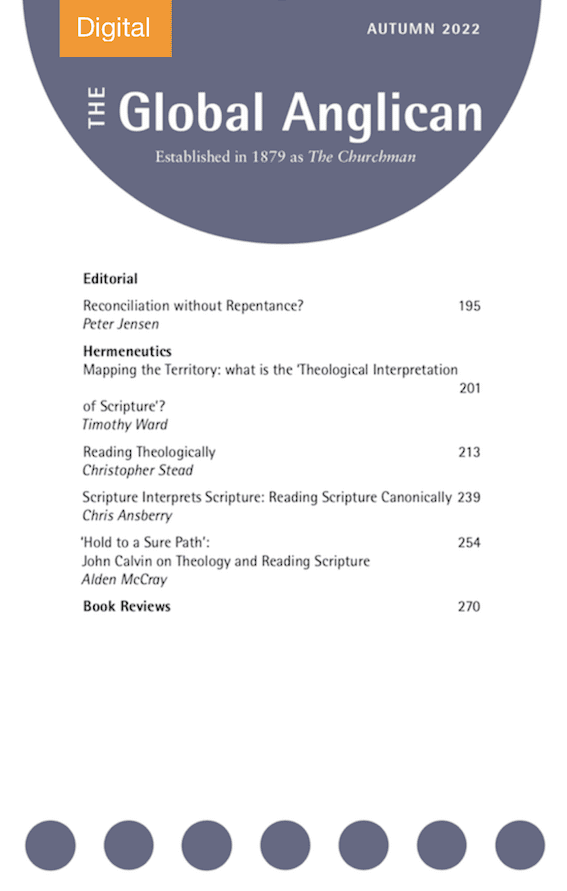 The Global Anglican Vol 136/3 (Digital) - Church Society