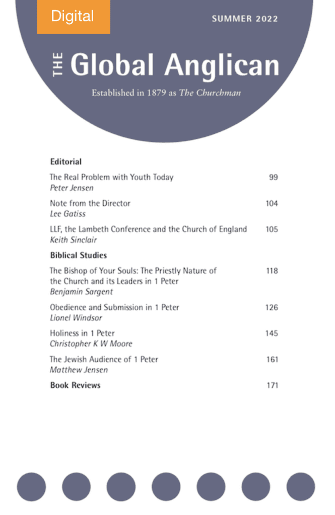 The Global Anglican Vol 136/2 (Digital) - Church Society