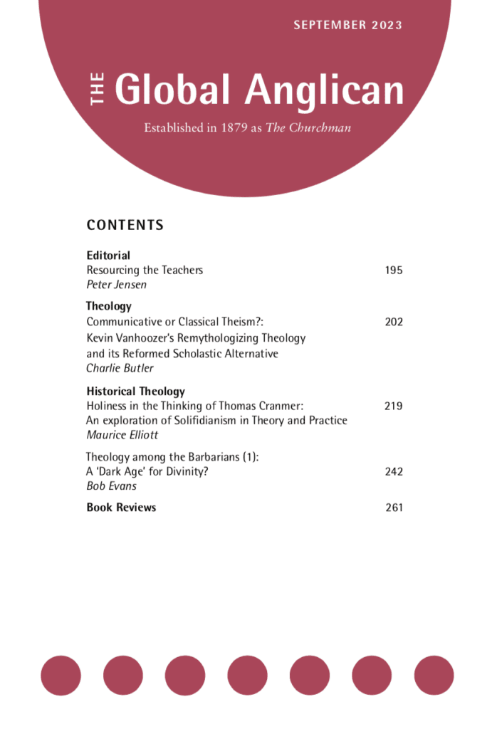 The Global Anglican Vol 137/3 - Church Society